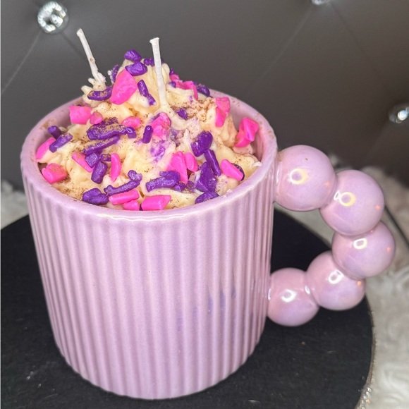 Hand Crafted | Accents | Hot Chocolate Scented Hand Crafted Soy Pink ...